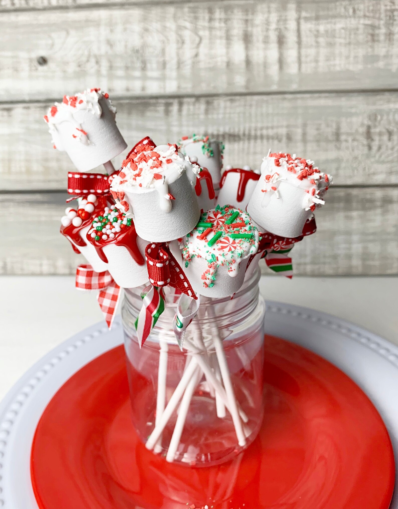 Christmas Fake Marshmallows 3 to an Order Tiered Tray Decor - Etsy UK