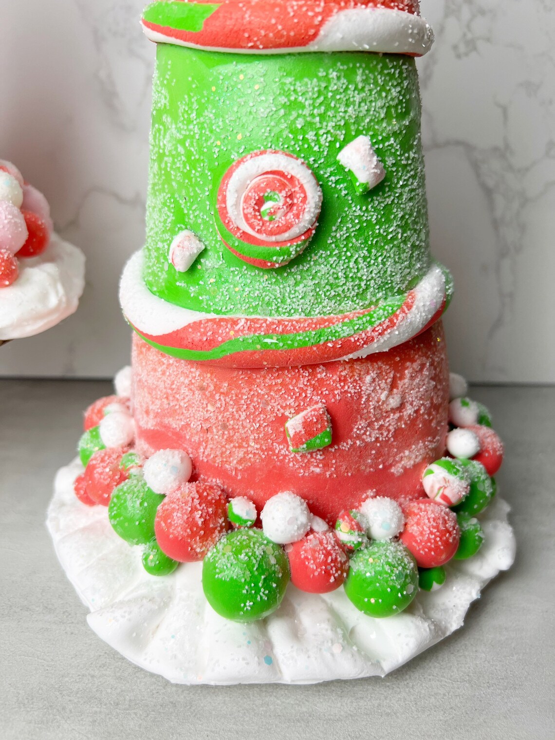 Christmas Fake Tree Cake Christmas Fake Cake Christmas - Etsy