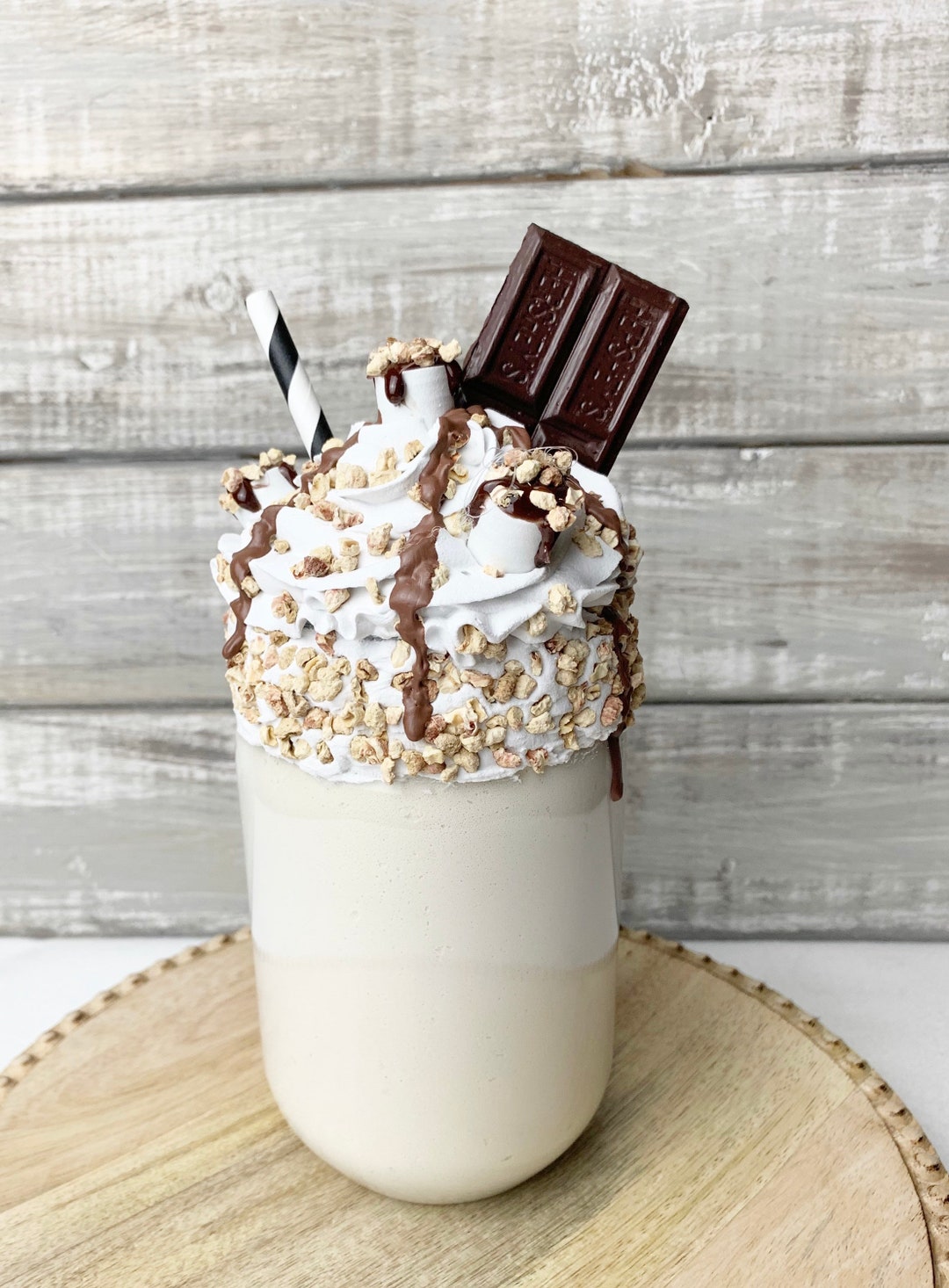 Fake Smores Shake, Extreme Fake Milkshake, Fake Vanilla Milkshake - Etsy