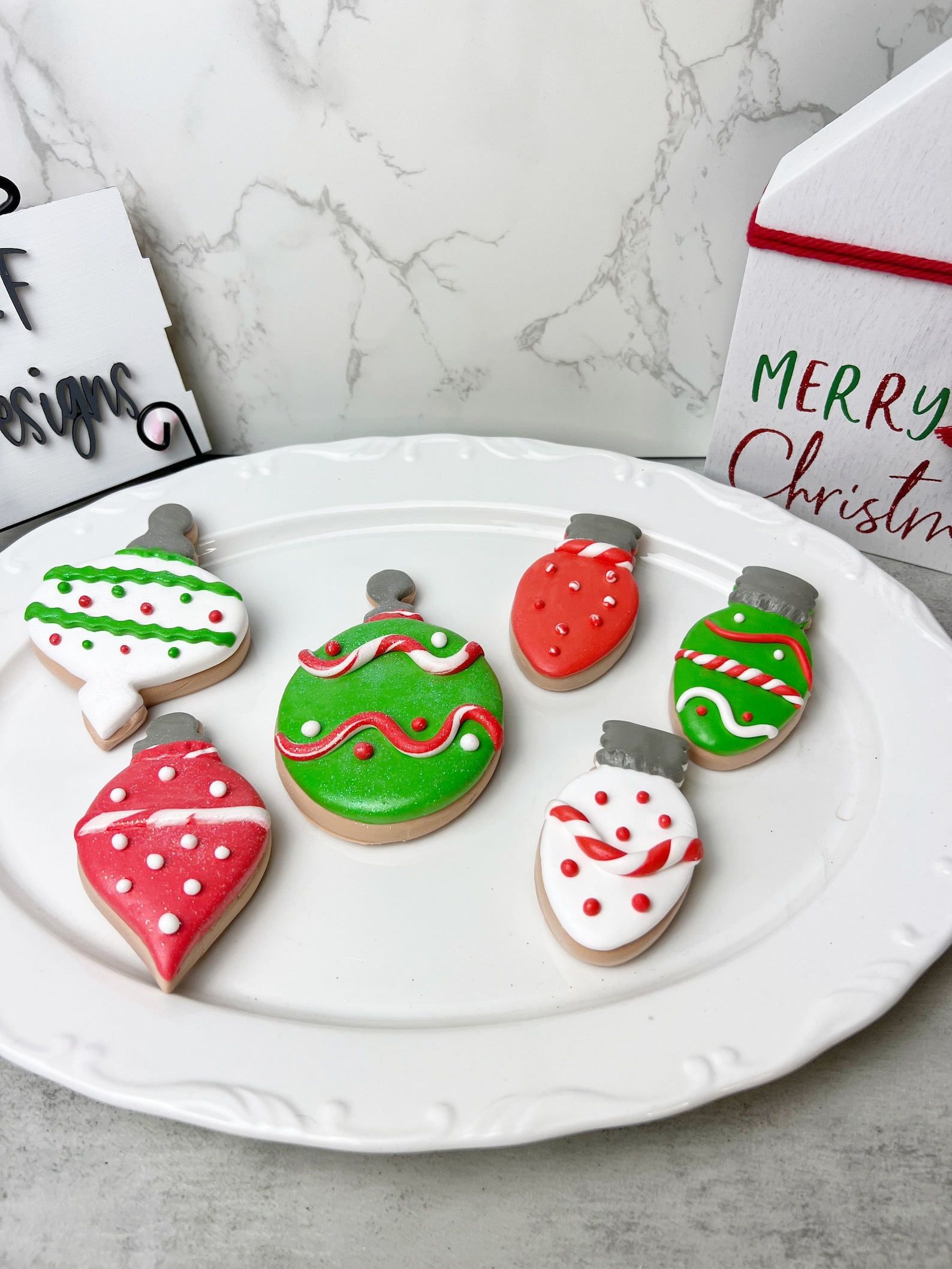 Christmas Fake Cookies Fake Ornament Cookies Christmas Fake - Etsy