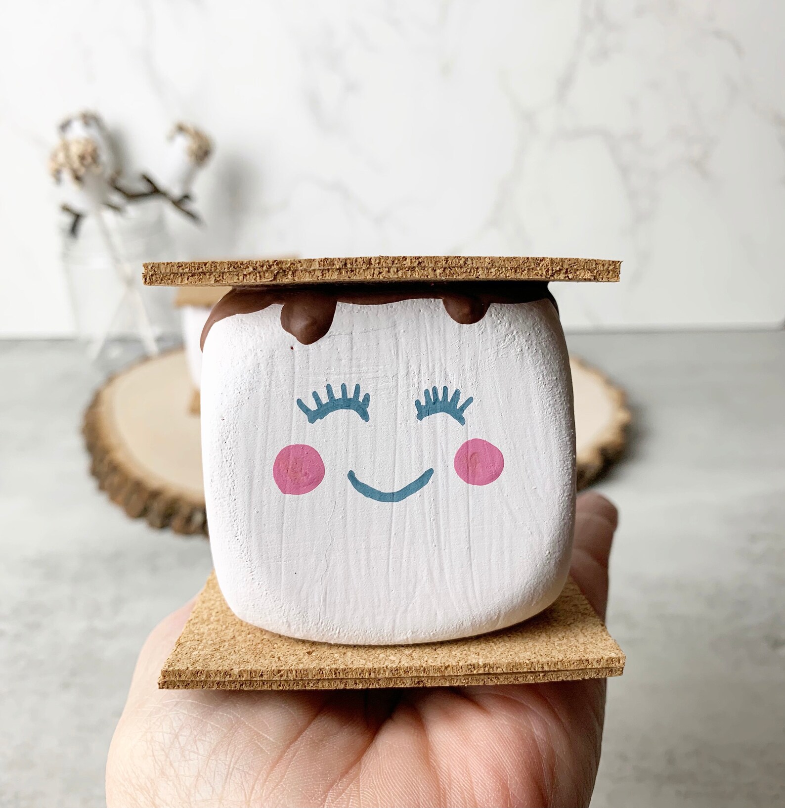 Fake Smore People Fake Smores Girl or Boy Smore Faux | Etsy