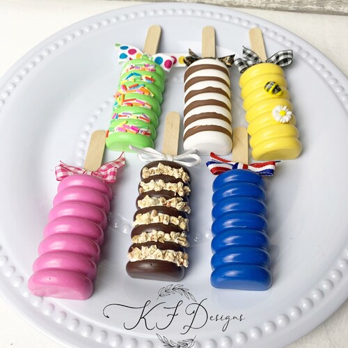 Fake Patriotic Popsicle Fake Bee Popsicle Birthday Decor 1 - Etsy