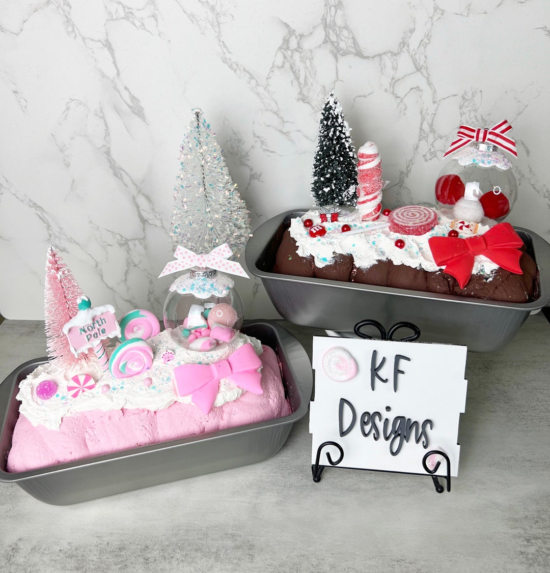 Christmas Fake Bread, Christmas Fake Sweets, Christmas Fake Cake - Etsy