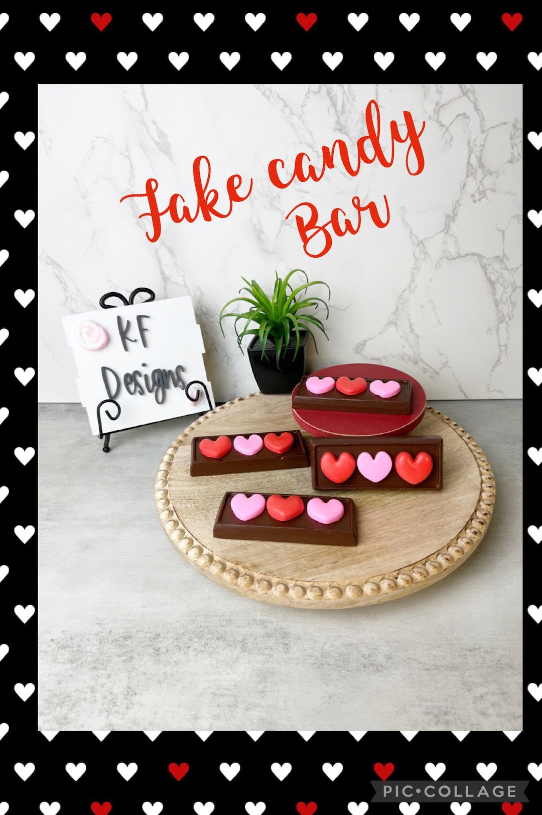 Valentine’s Fake Candy Bar, Fake Chocolate Bar, Valentine’s Decor, 1 ...