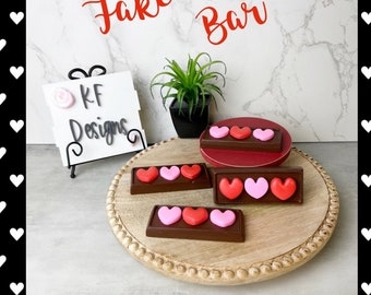 Chocolate Fake Bar - Etsy