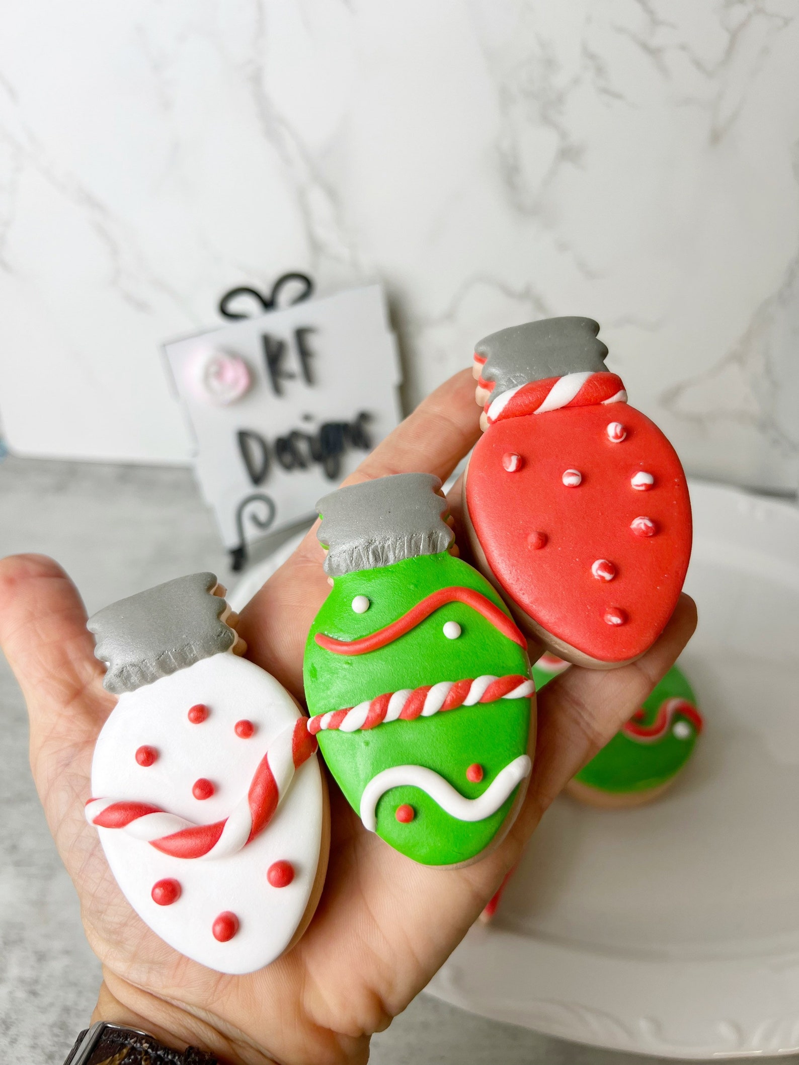 Christmas Fake Cookies Fake Ornament Cookies Christmas Fake - Etsy