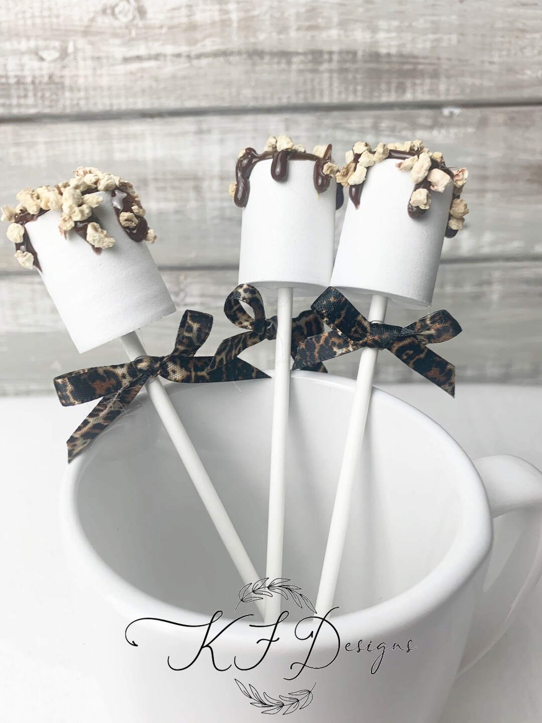 Fake S’mores Marshmallows Covered With Chocolate and Nuts, 3 to an ...