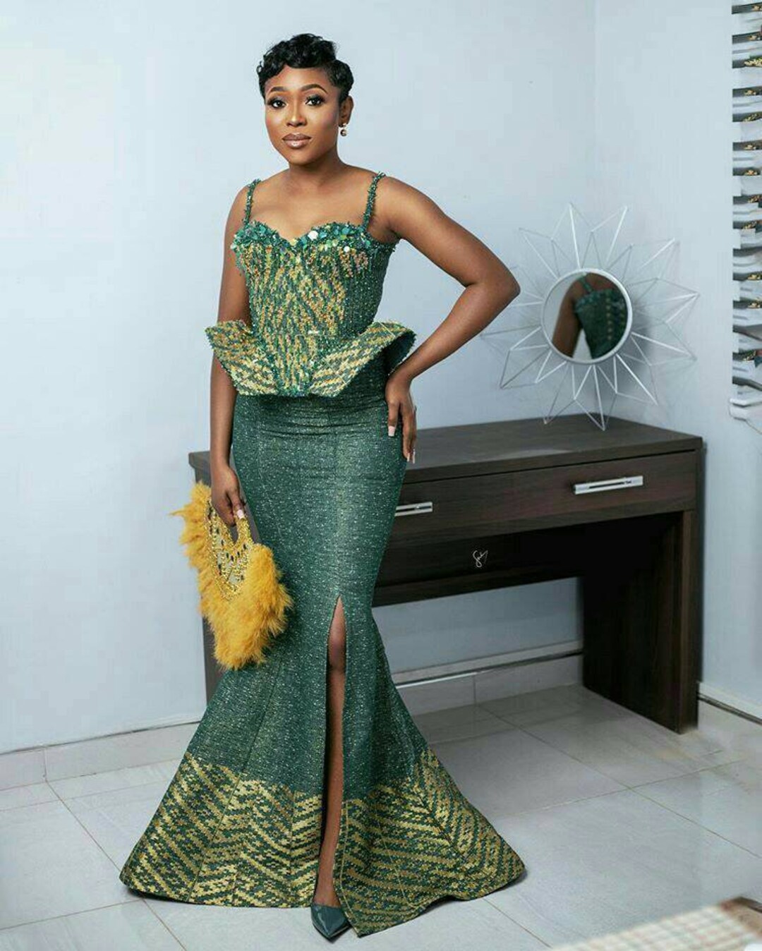 African Kente Dress, African Prom Dress, African Traditional Wedding ...