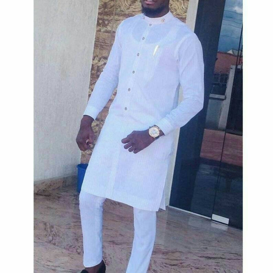 White Kaftan Men Style, African Fashion/african Style for Men - Etsy