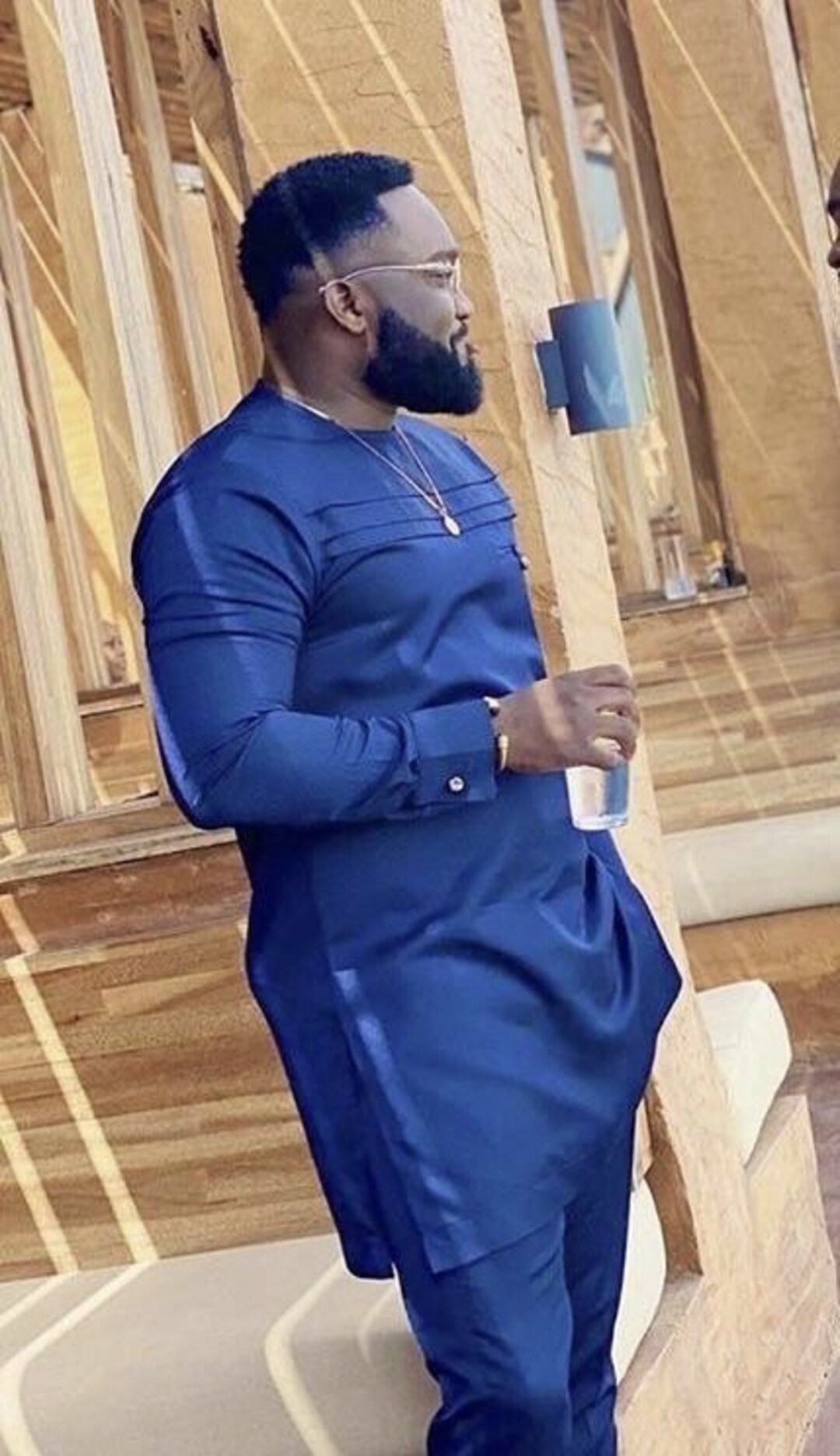 African Men Kaftan, Native Outfit, Men Long Sleeves Attire - Etsy