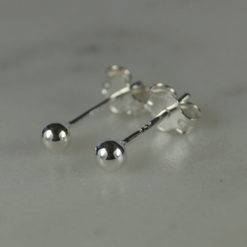 Silver Stud Earrings - Etsy