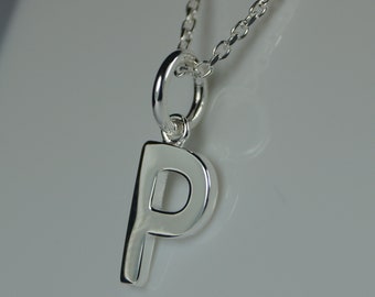 Silver P Letter - Etsy