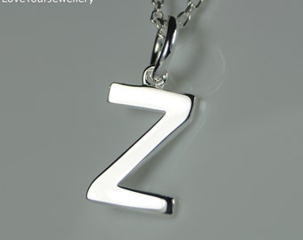 Z Letter Necklace - Etsy