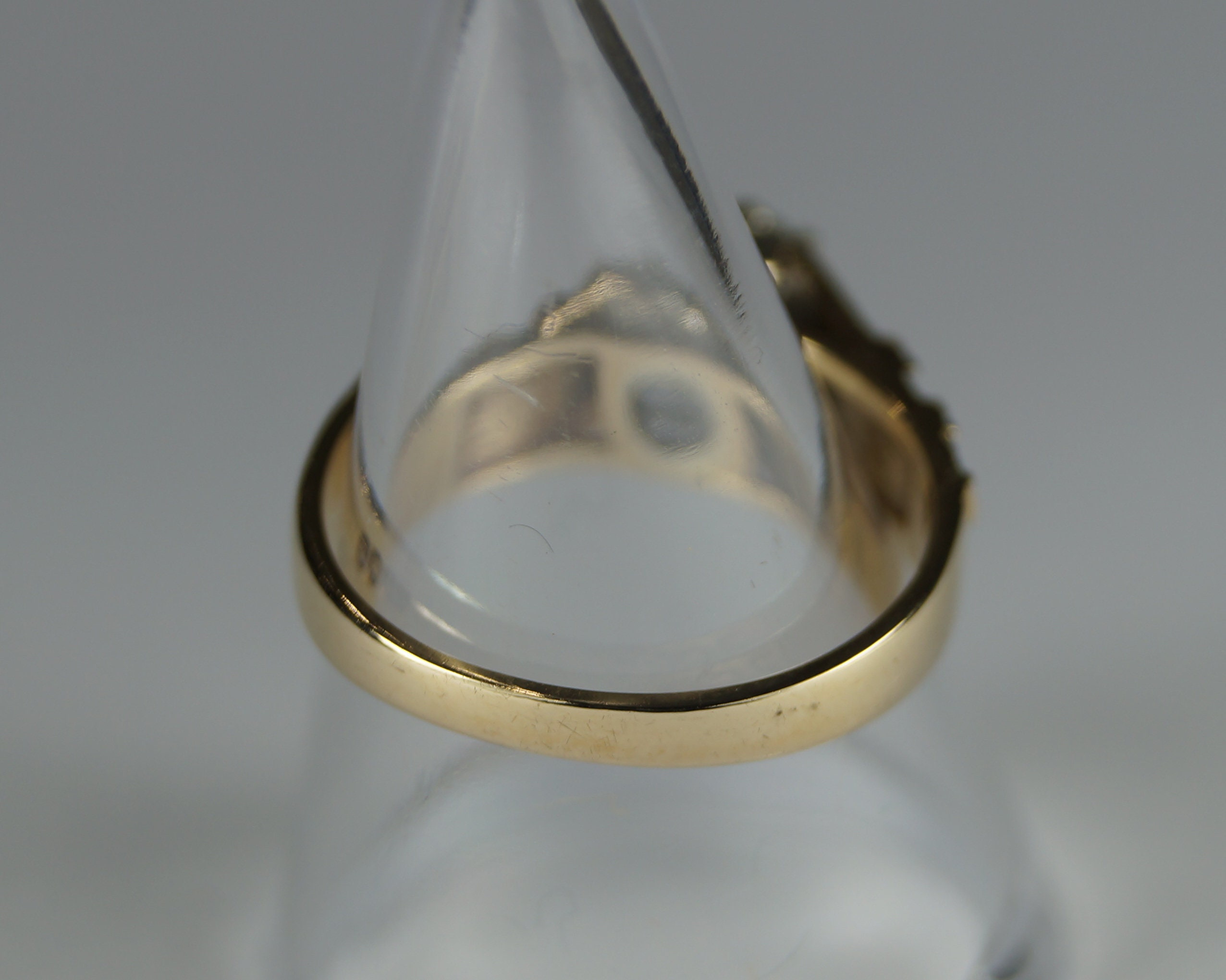 Vintage Diamond 9ct Gold Solitaire Ring Pre-owned Natural - Etsy