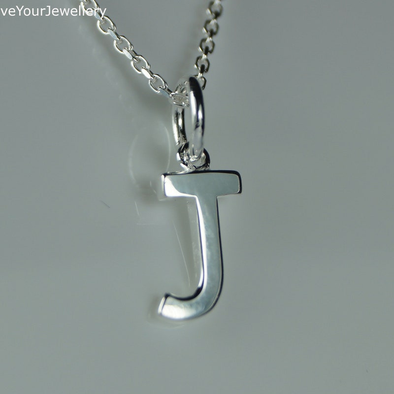 J Necklace - Etsy