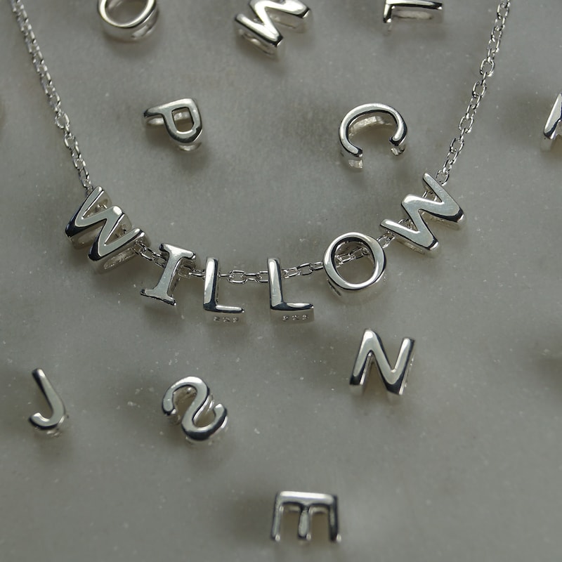 Sterling Silver Letters - Etsy