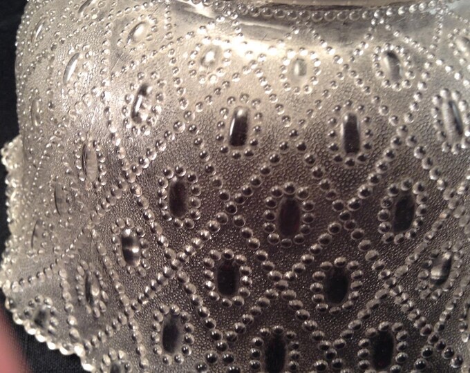 Antique Embossed Glass Gas Lamp Shade/globe/excellent Condition/for ...