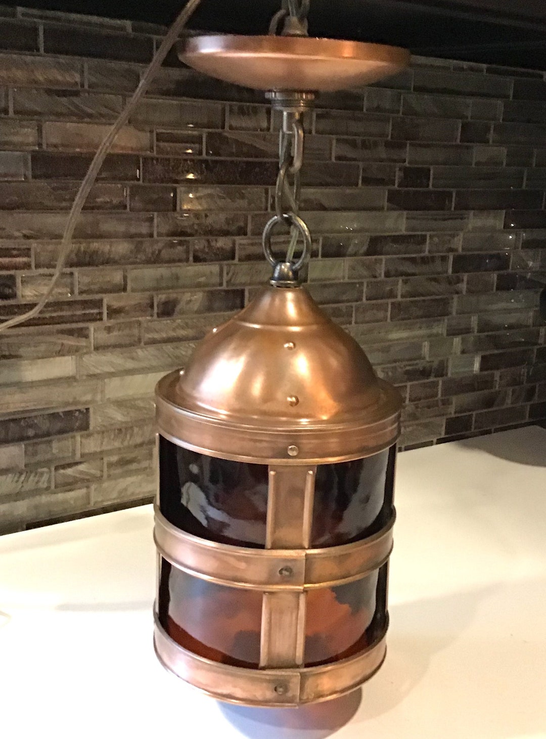Porch Light, Copper Nautical Maritime Ship Lantern Theme, Craftsman ...