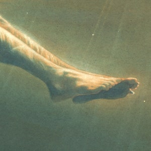 Art Print by Nancy Farmer - 'floating' - From a Swimmer Painting - Open ...