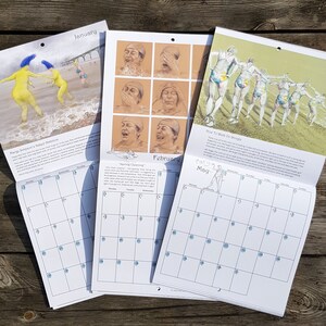 Swimming Calendar for 2024 by Nancy Farmer aqueous Interruptus Drawings ...