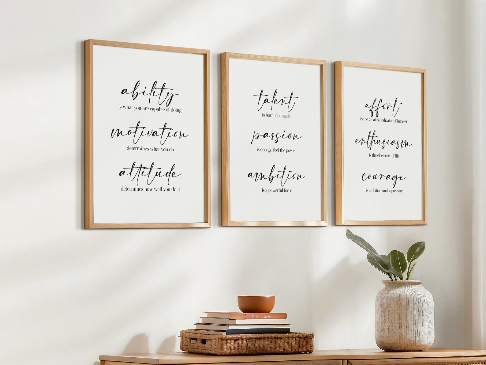 Motivational Workplace Art, Inspirational Office Wall Art, Home Office ...