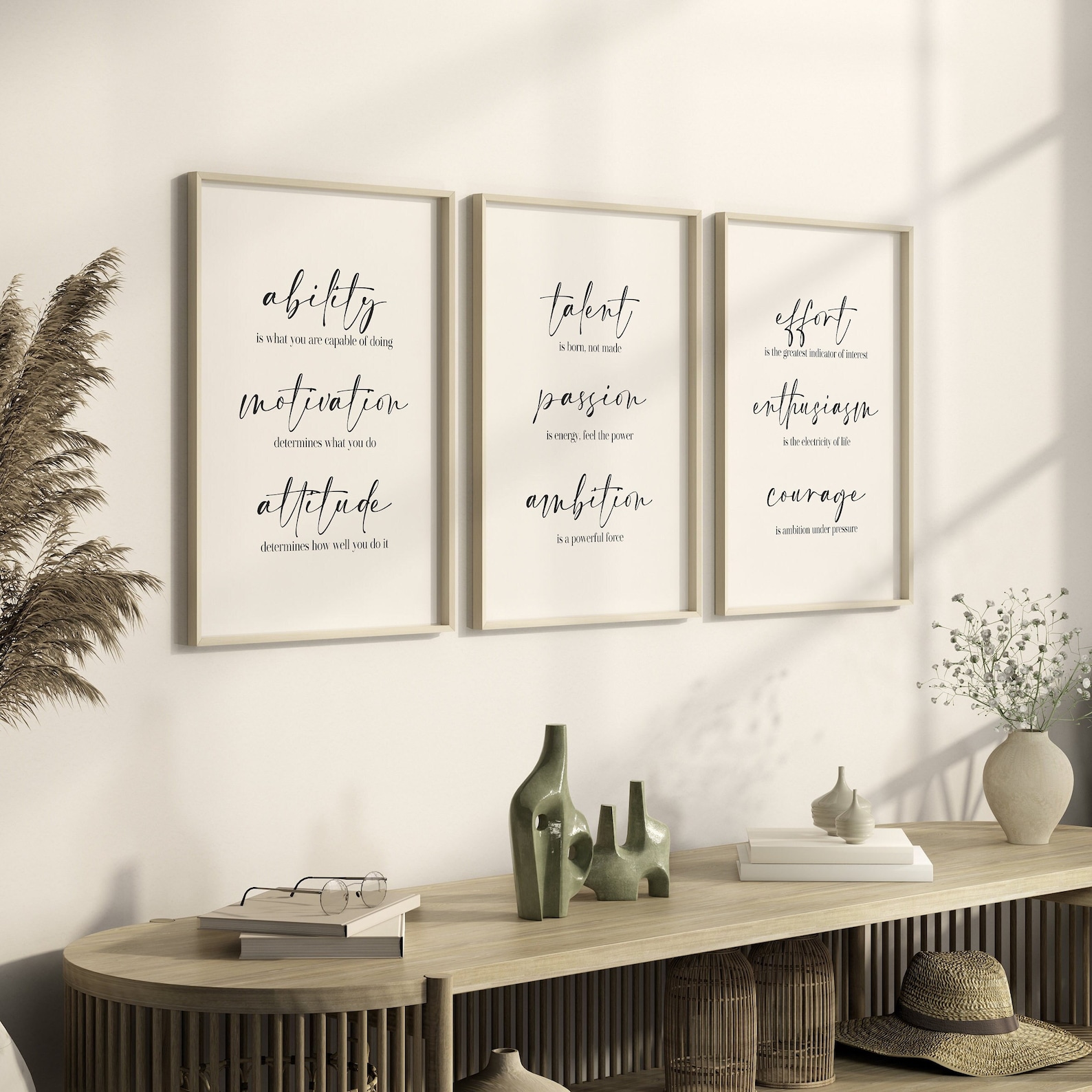 Motivational Workplace Art, Inspirational Office Wall Art, Home Office ...