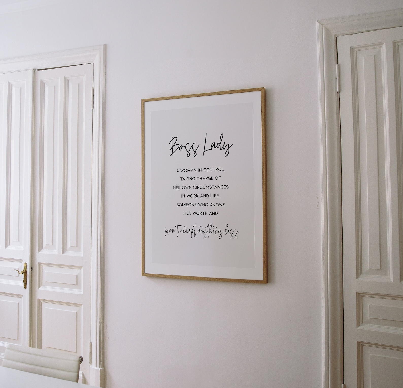 Boss Lady Office Decor, Boss Lady Gift, Woman Office Wall Art, Office ...