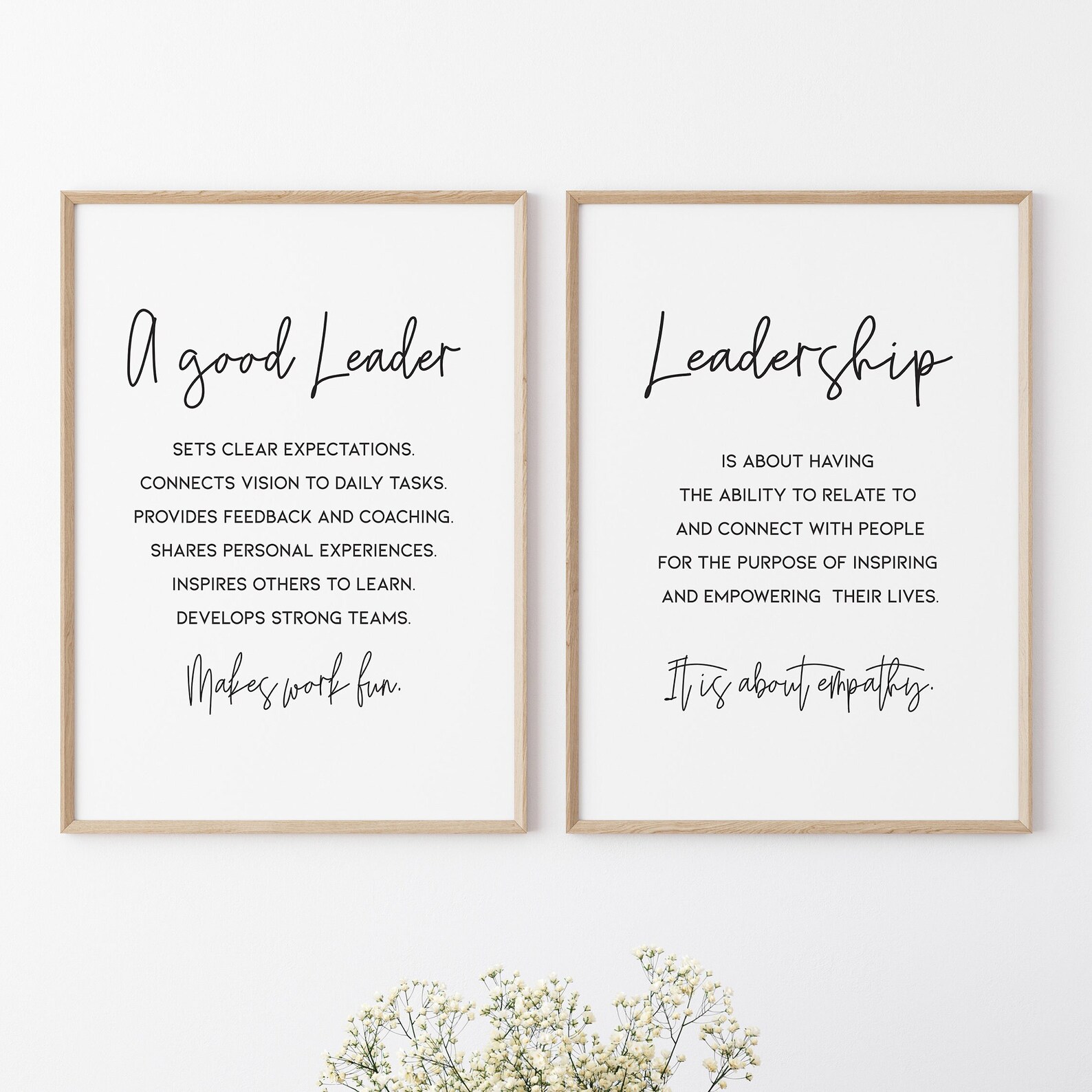 Leadership Quotes, Printable Office Decor, Leadership Gifts, Leader ...