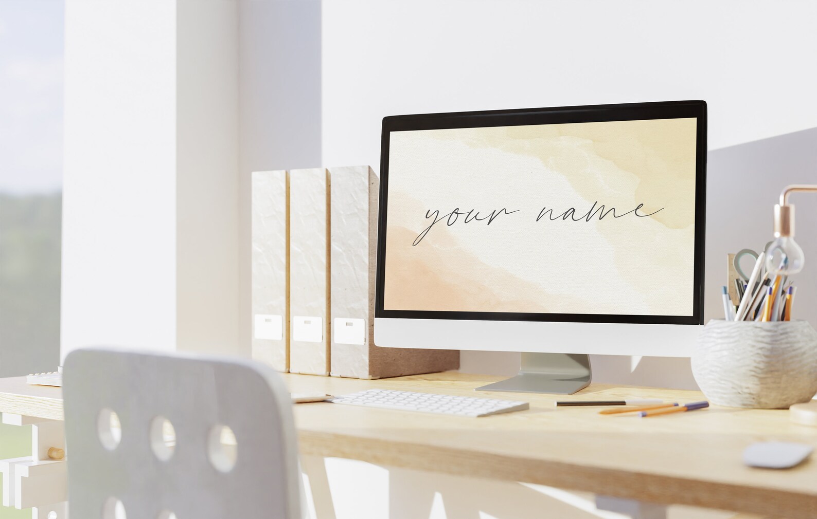 Personalized Desktop Wallpaper, Custom Name Desktop Wall Paper, Custom ...