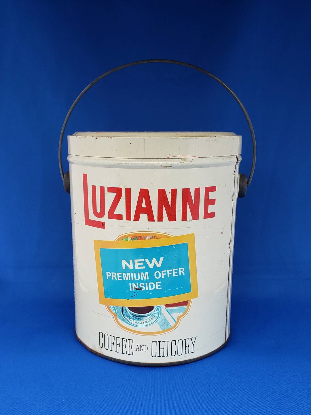 Coffee Tin Luzianne Can Wm. B. Reily in New Orleans 3 Lb Size Chicory ...