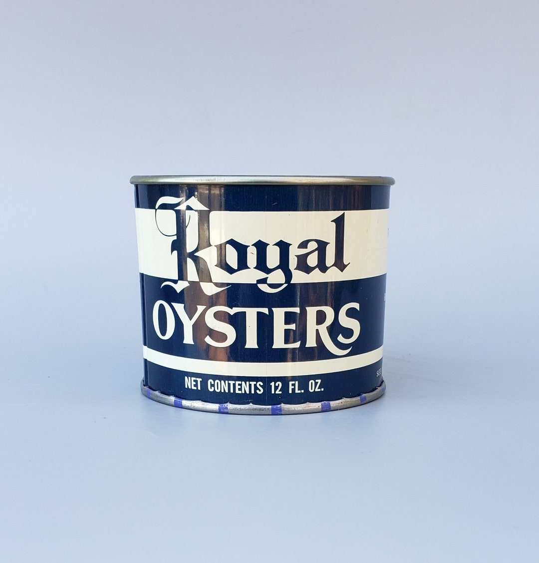 Oyster Tin Advertising Can From Bivalve New Jersey 12 Ounce Size - Etsy