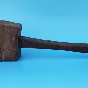 Old Wooden Mallet Woodworking Tool Carpenter - Etsy