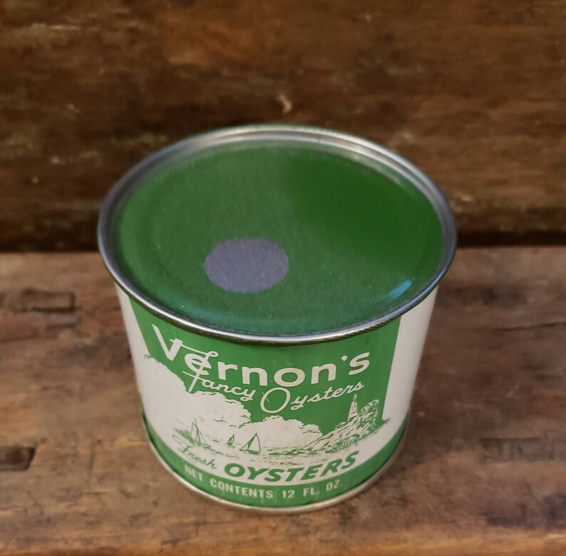 Vernon's Oyster Tin Can From V. A. Haywood Seafoods in Perrin VA - Etsy