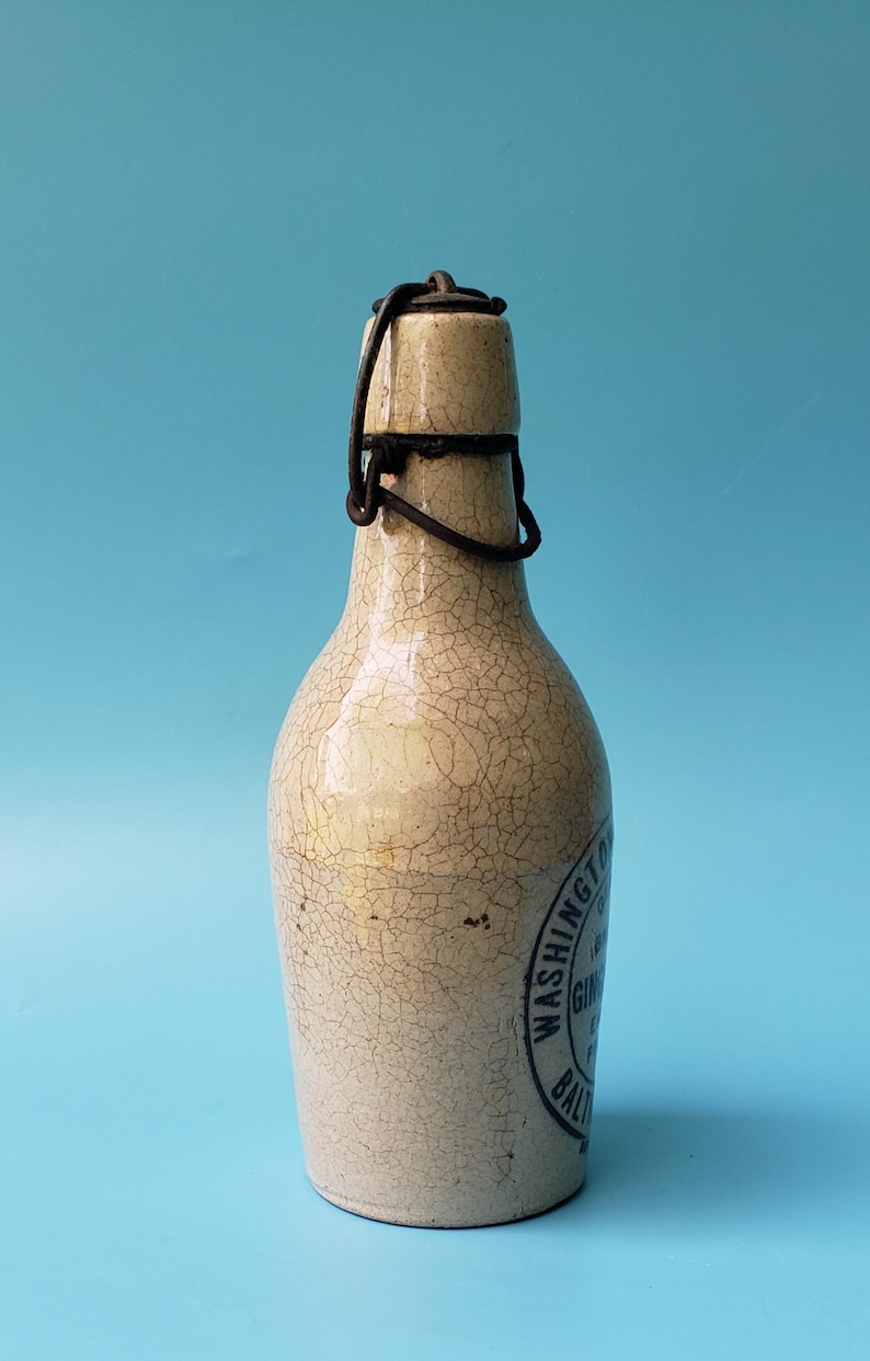Stoneware Ginger Beer Bottle From Washington Bottling Co. Baltimore ...