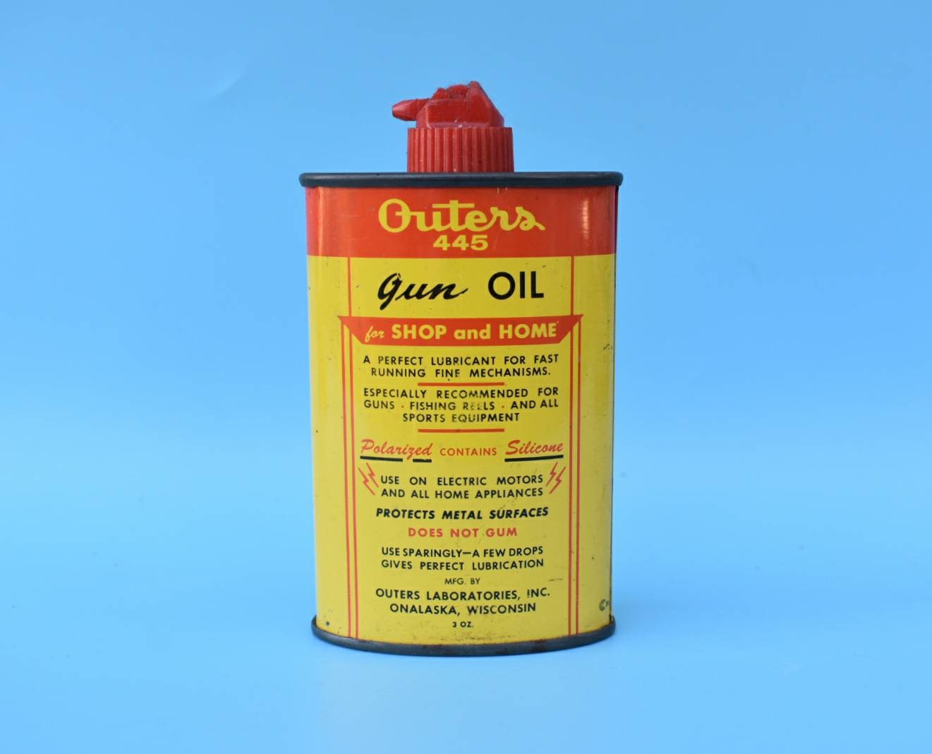 Outers Gun Oil Tin Hunting Oiler Can Advertising - Etsy Ireland