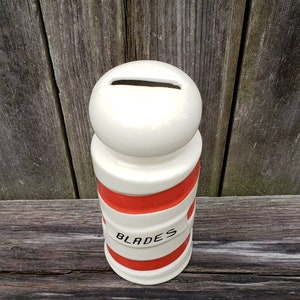 Razor Blade Bank Shaving Barber Shop Pole - Etsy