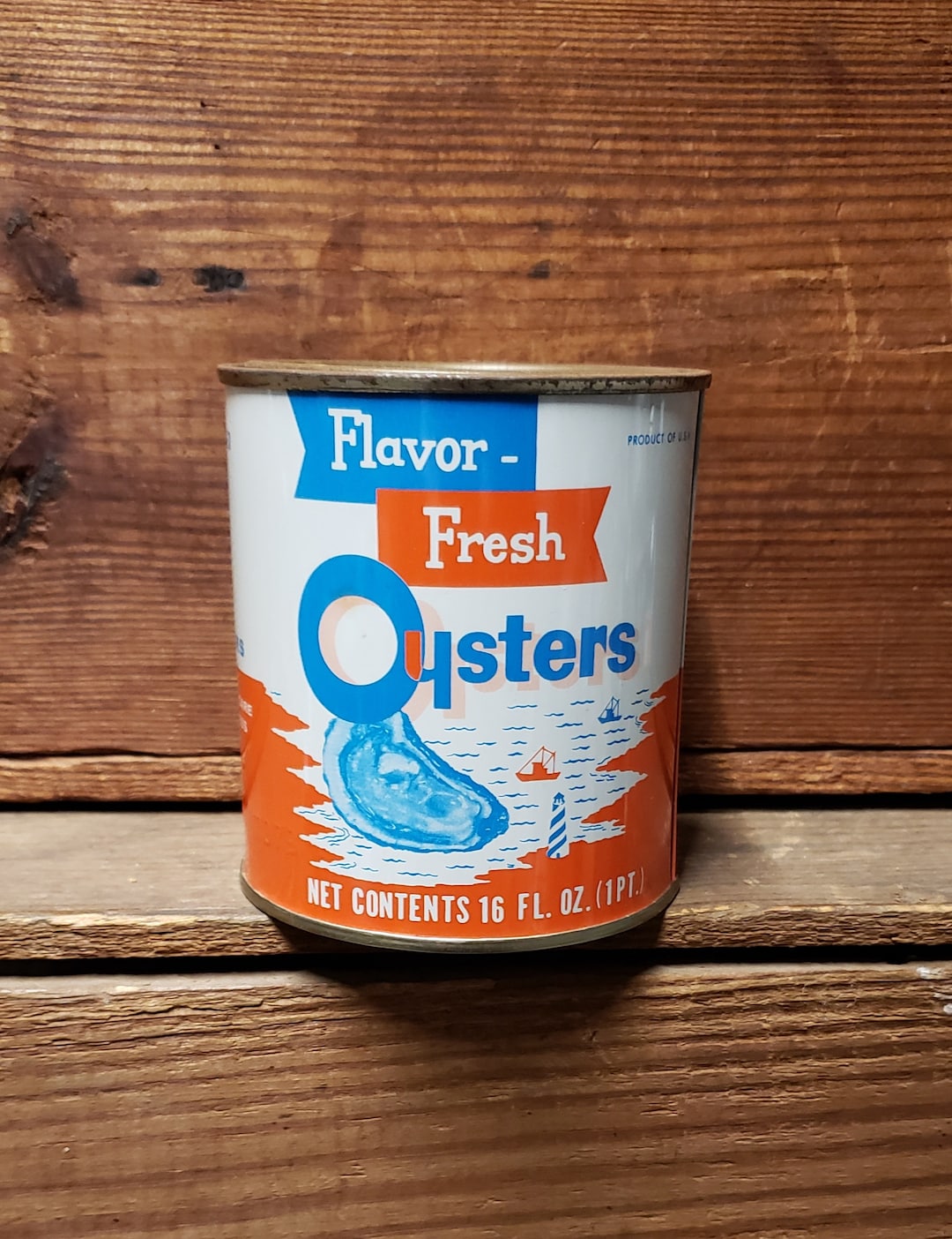 Oyster Can Sadlers in Annapolis Maryland Pint Size Advertising Tin - Etsy