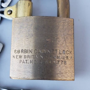 Pad Lock United States Navy Lock and Key With Box U.S.N. - Etsy