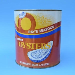 Oyster Can From Ray's Seafood in Crisfield Maryland Gallon Size ...