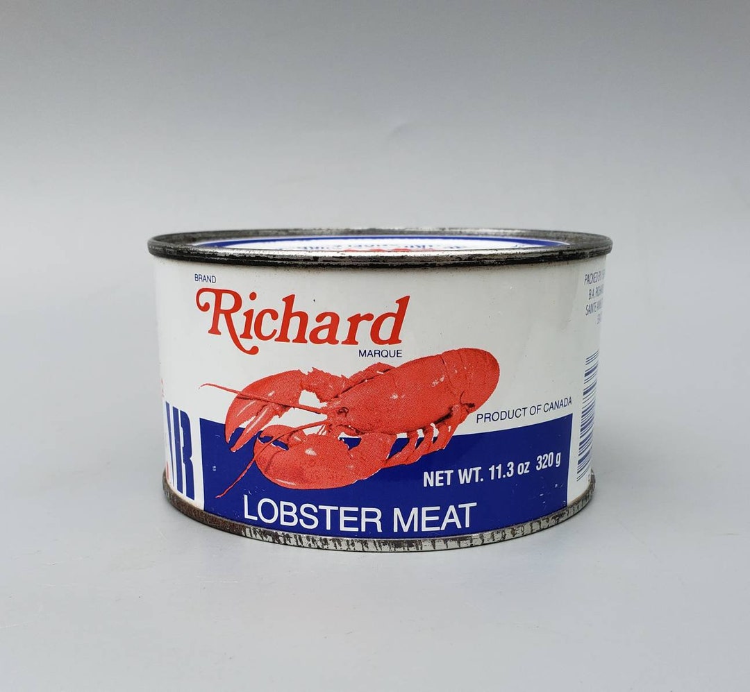 Lobster Meat Can Vintage Advertising Tin Canada Empty - Etsy