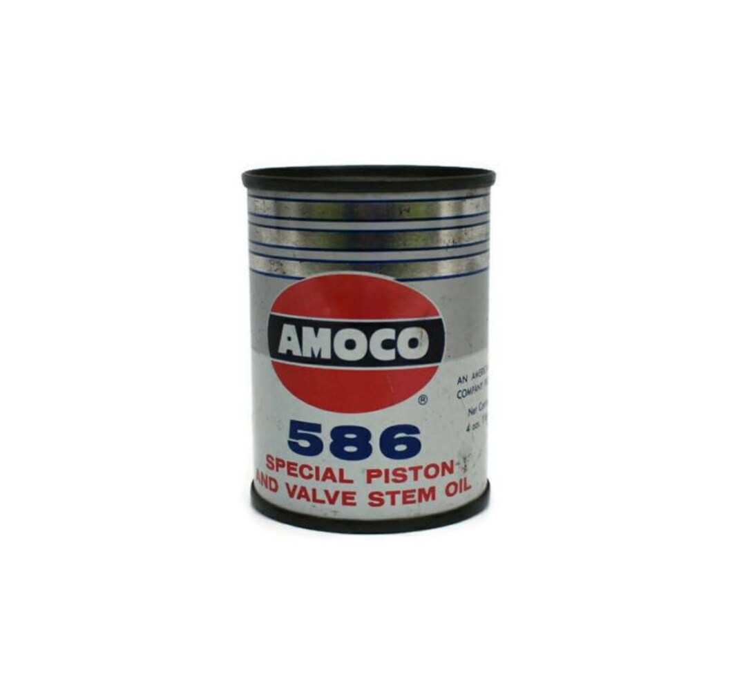 Vintage Amoco Oil Tin Advertising Can Bank Sample - Etsy