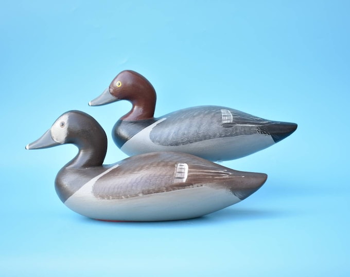 Vintage Miniature Duck Decoy Pair Steve Lay Havre De Grace Maryland - Etsy
