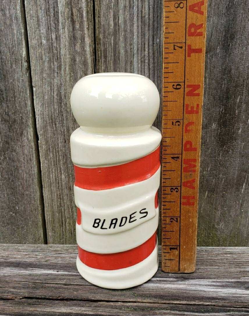 Razor Blade Bank Shaving Barber Shop Pole - Etsy