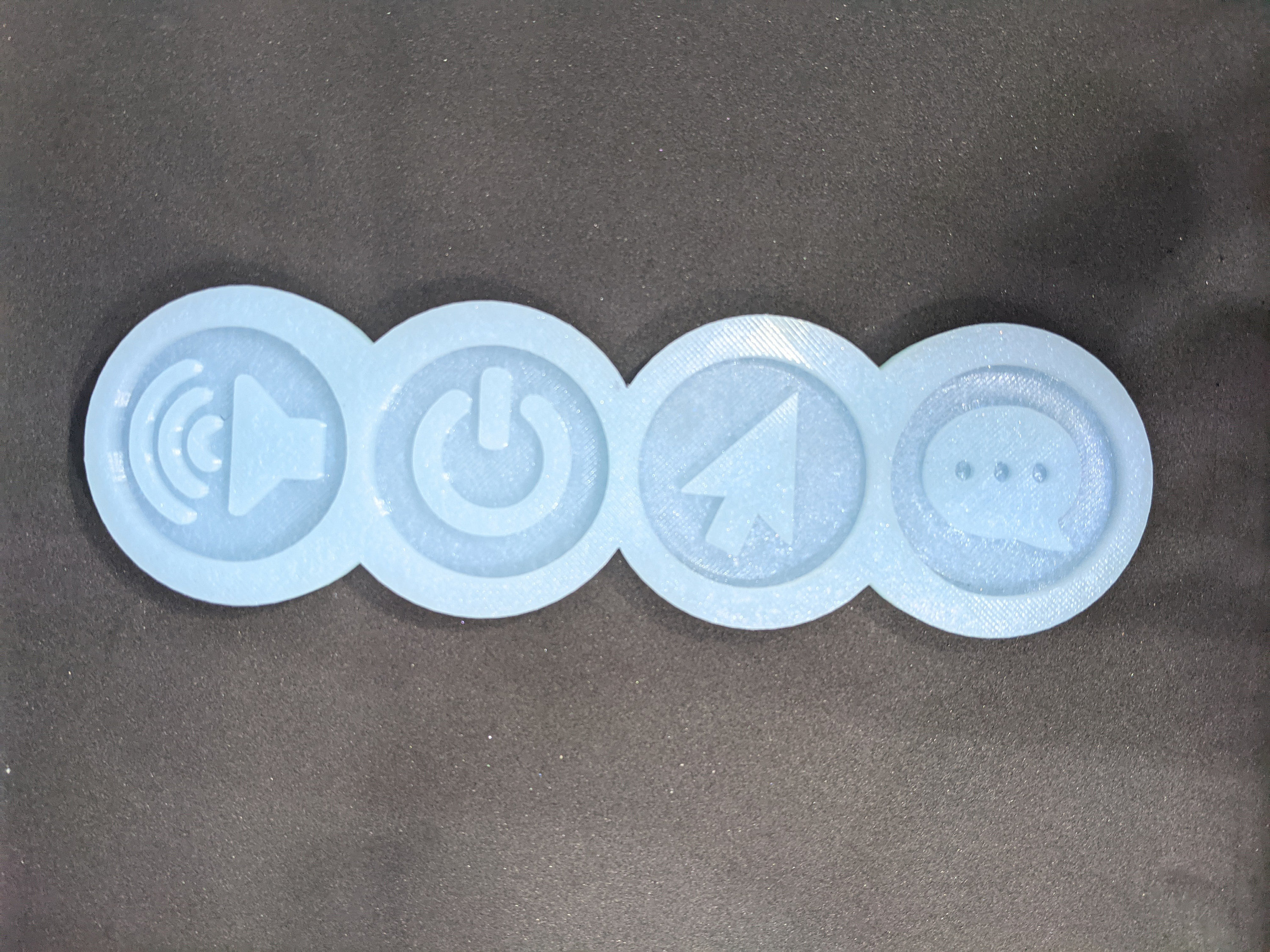 3D Printed Computer Symbol Silicone Mold | Etsy