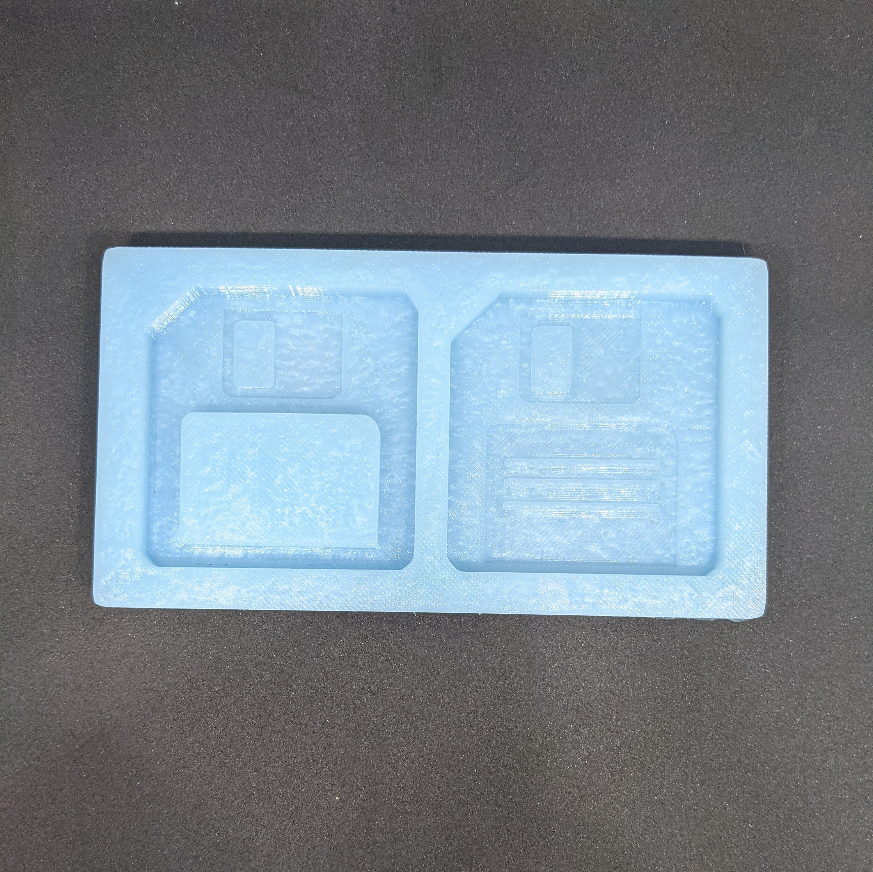 3D Printed Floppy Disc Shaker Silicone Mold - Etsy