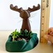 Moose Air Plant Holder and Succulent Planter, Cute Moose, Animal ...