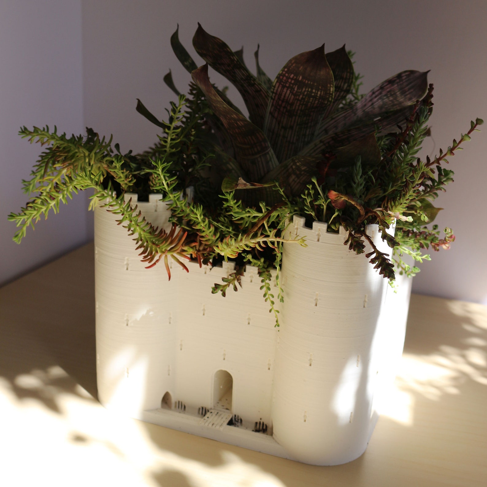 Castle Planter Large Fortress Planter Succulent Planter - Etsy