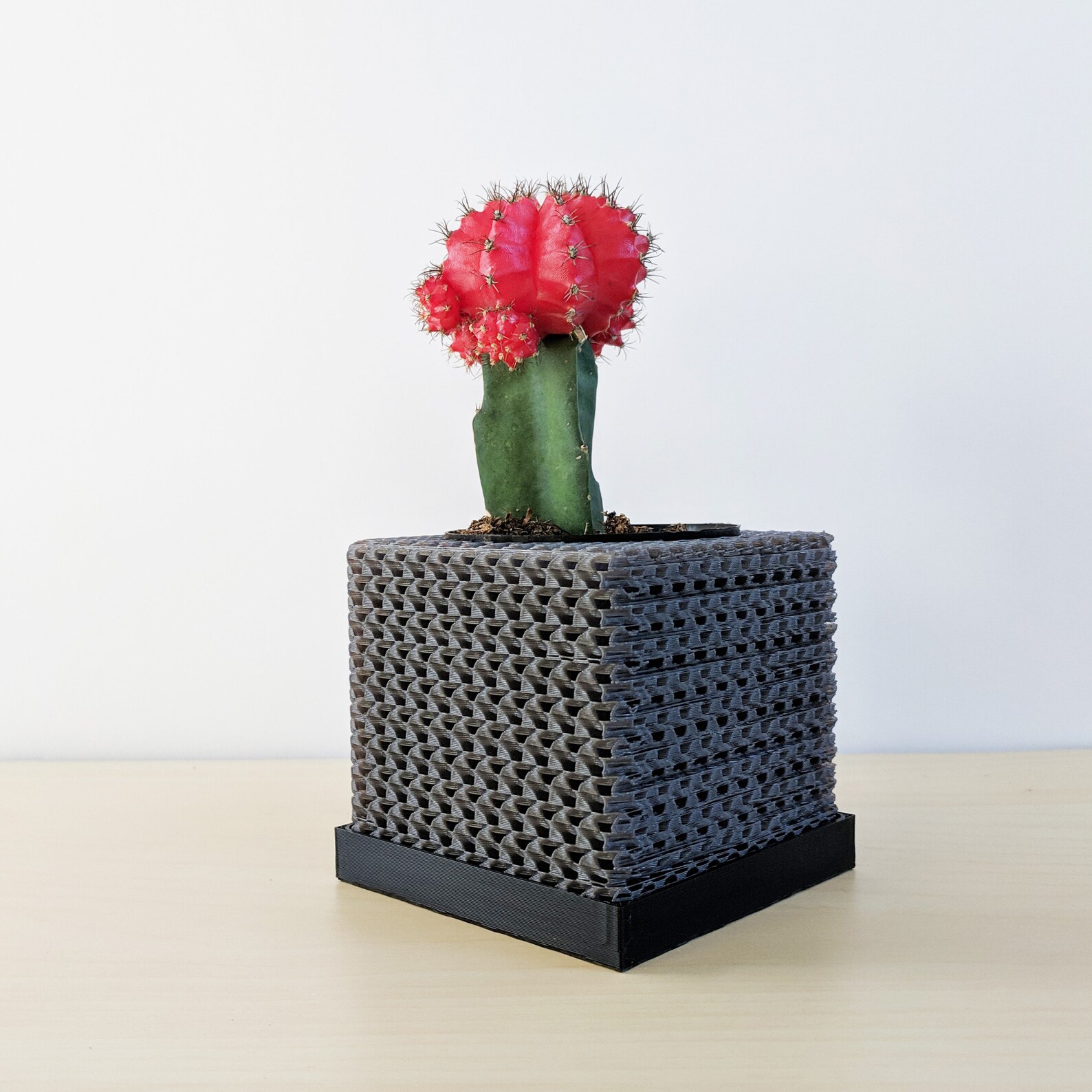 Cubelia - Modern Minimalist Cube Pot, Geometric Succulents Pot ...