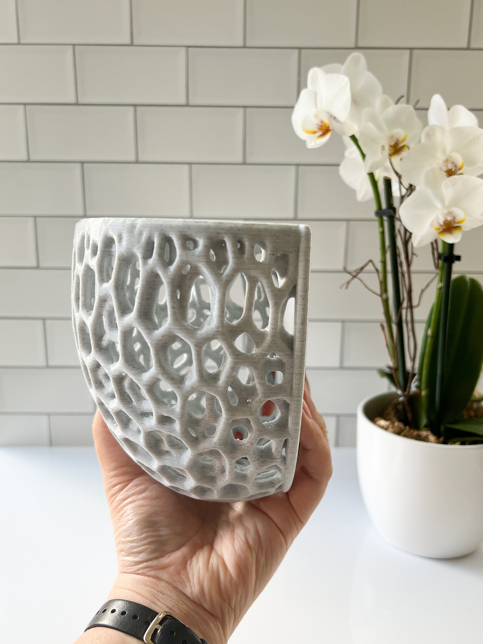 Orchid Wall Planter Hanging Orchid Pot Fence Planter - Etsy