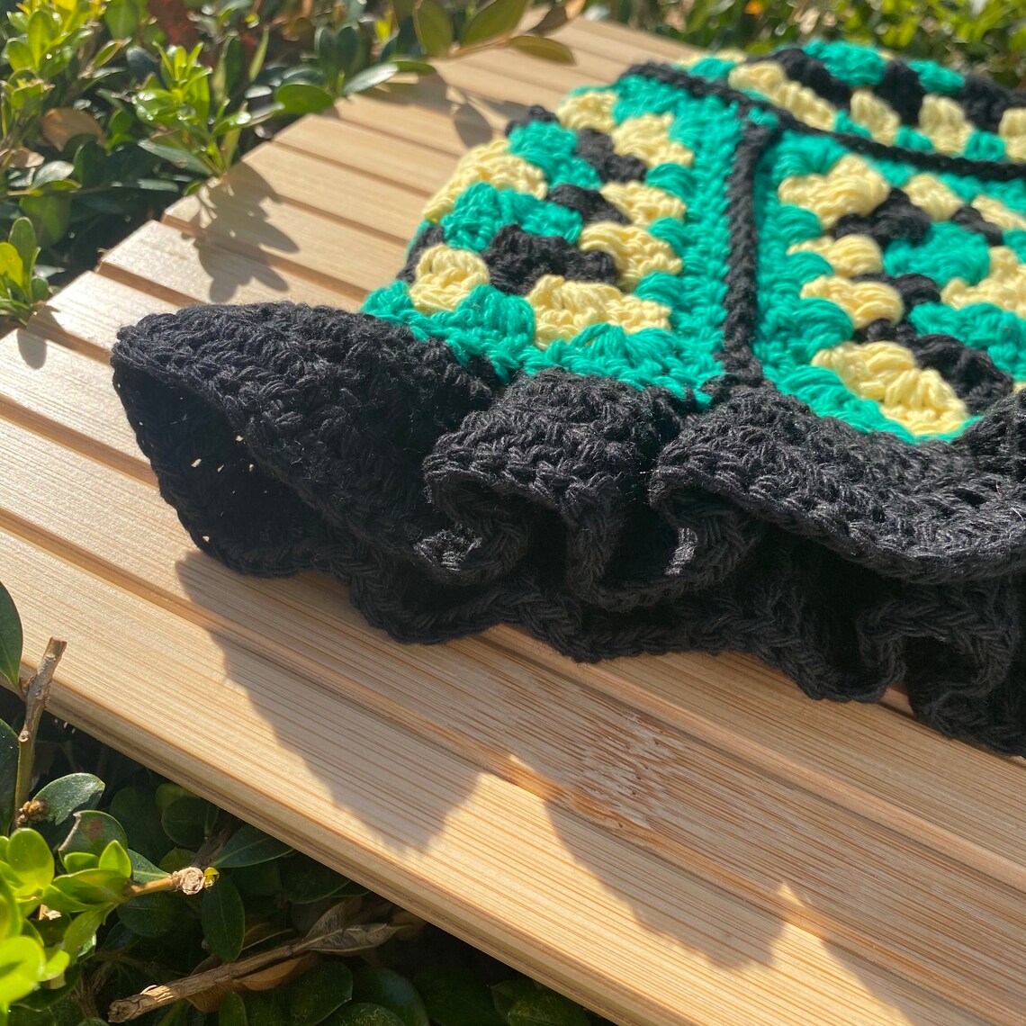 Granny Square Buckethat | Granny Style | Cottage Core | Crochet ...